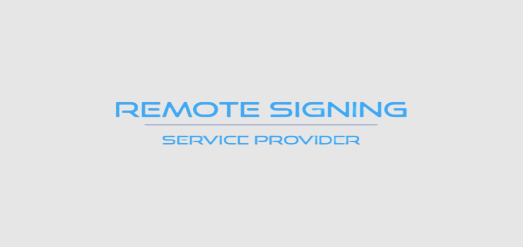 Remote Signing Service Provider